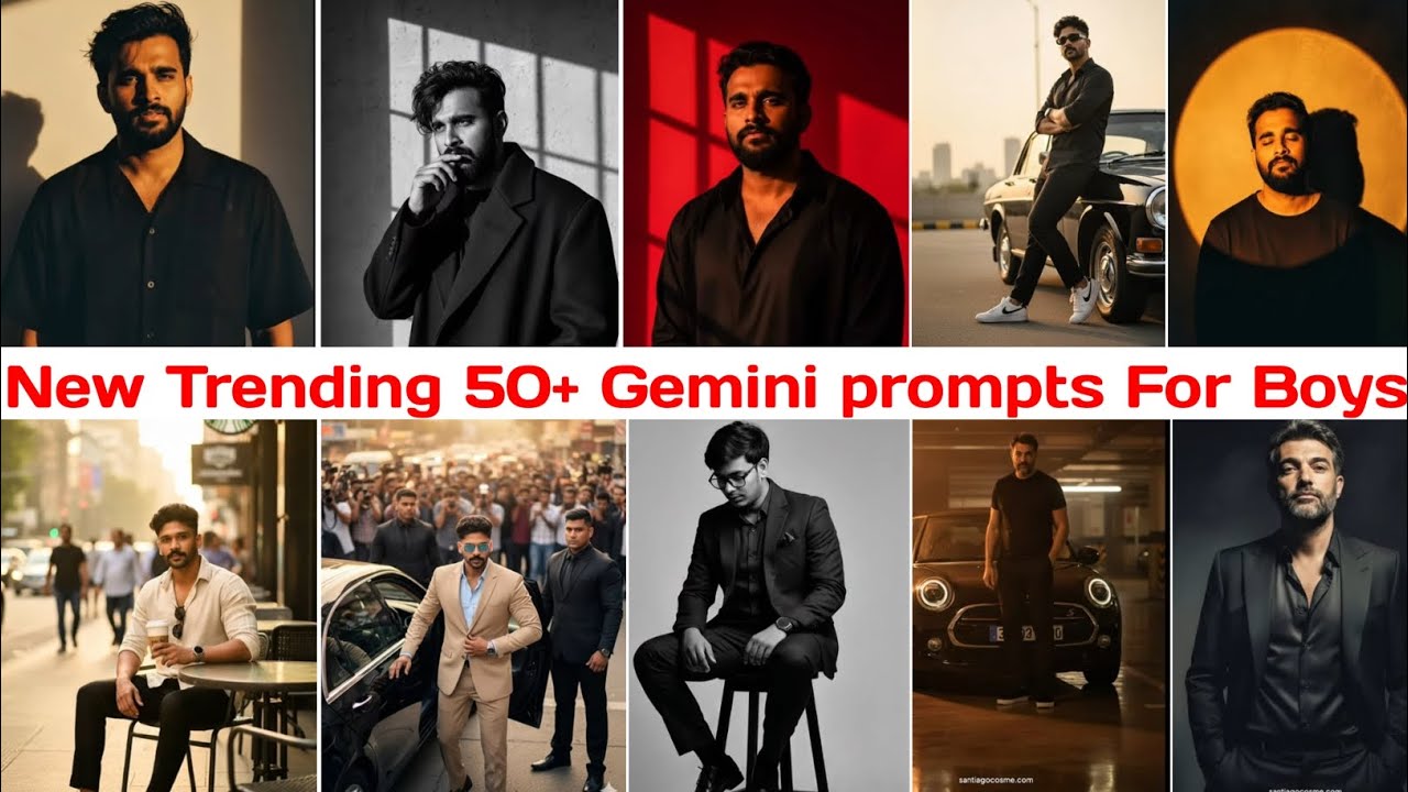 Gemini New AI Prompt For Boys | Top 50+ Boys Prompts | Trending Gemini ...