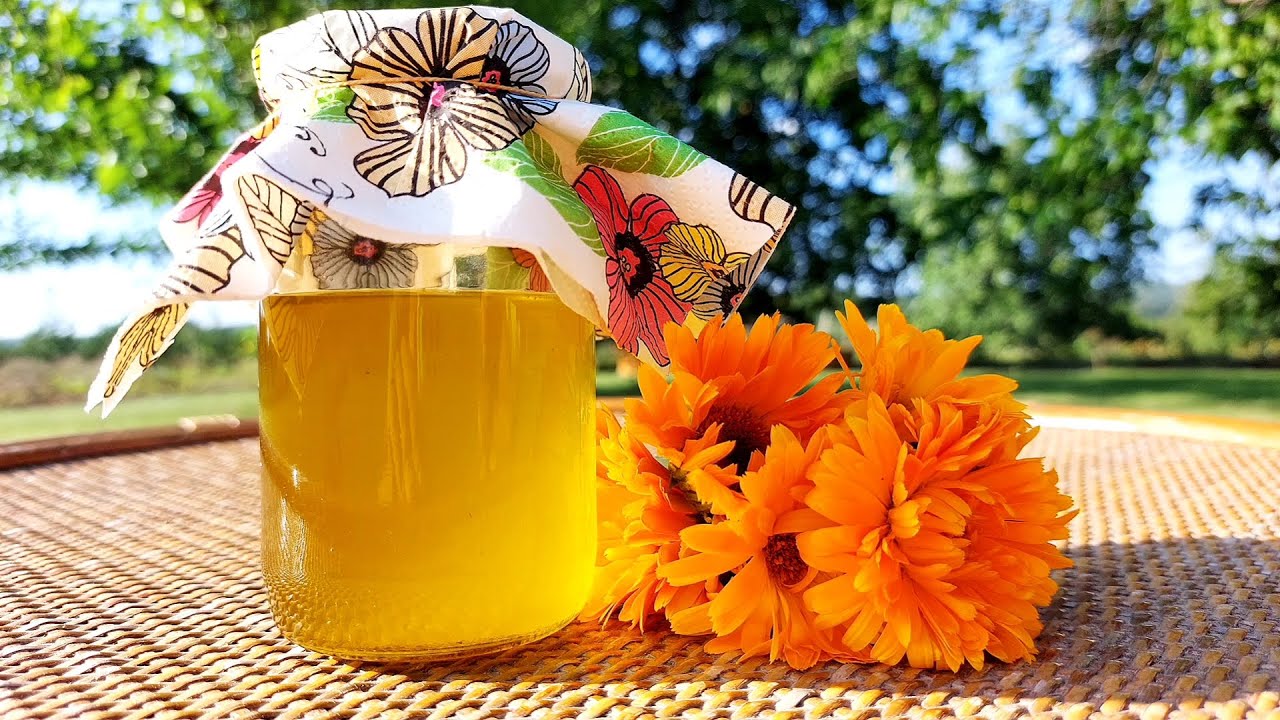 Маслена инфузия от Невен-бърз начин/Marigold oil infusion - YouTube