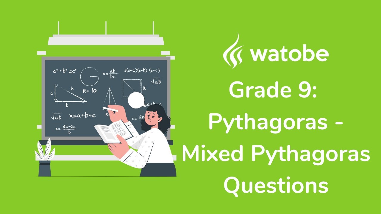 Grade 9 Pythagoras: Lesson 4 (Mixed Pythagoras Questions) - YouTube