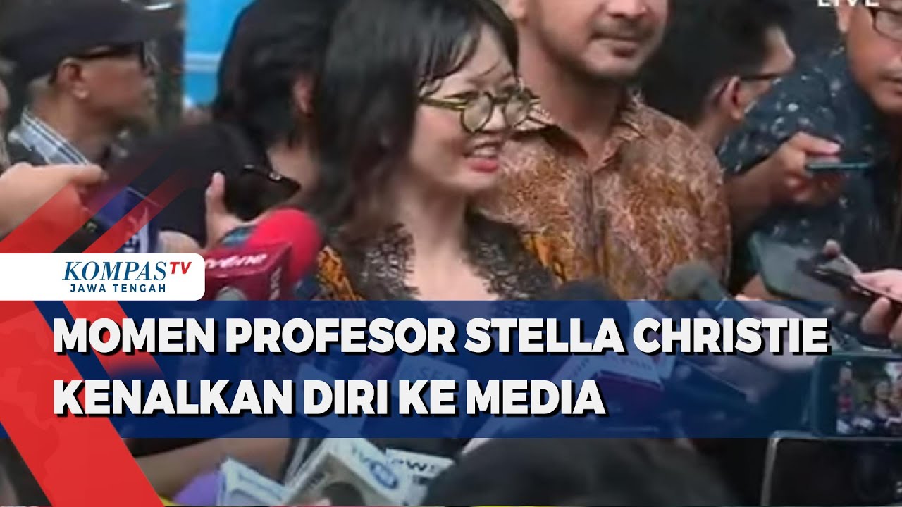 Momen Profesor Stella Christie Kenalkan Diri ke Media - YouTube
