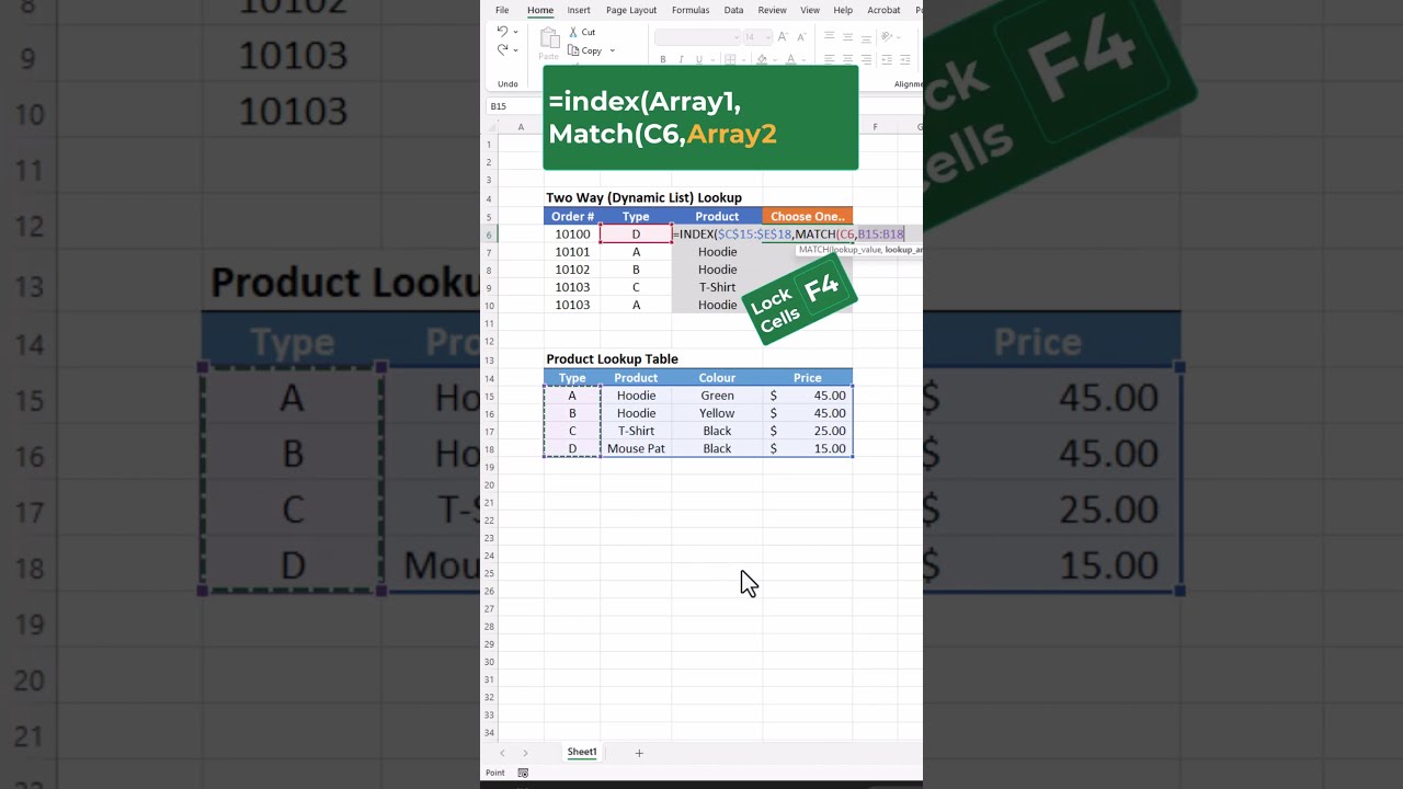 Two Way Lookup With Index Match In Excel YouTube Two Way Lookup With Index Match In Excel YouTube