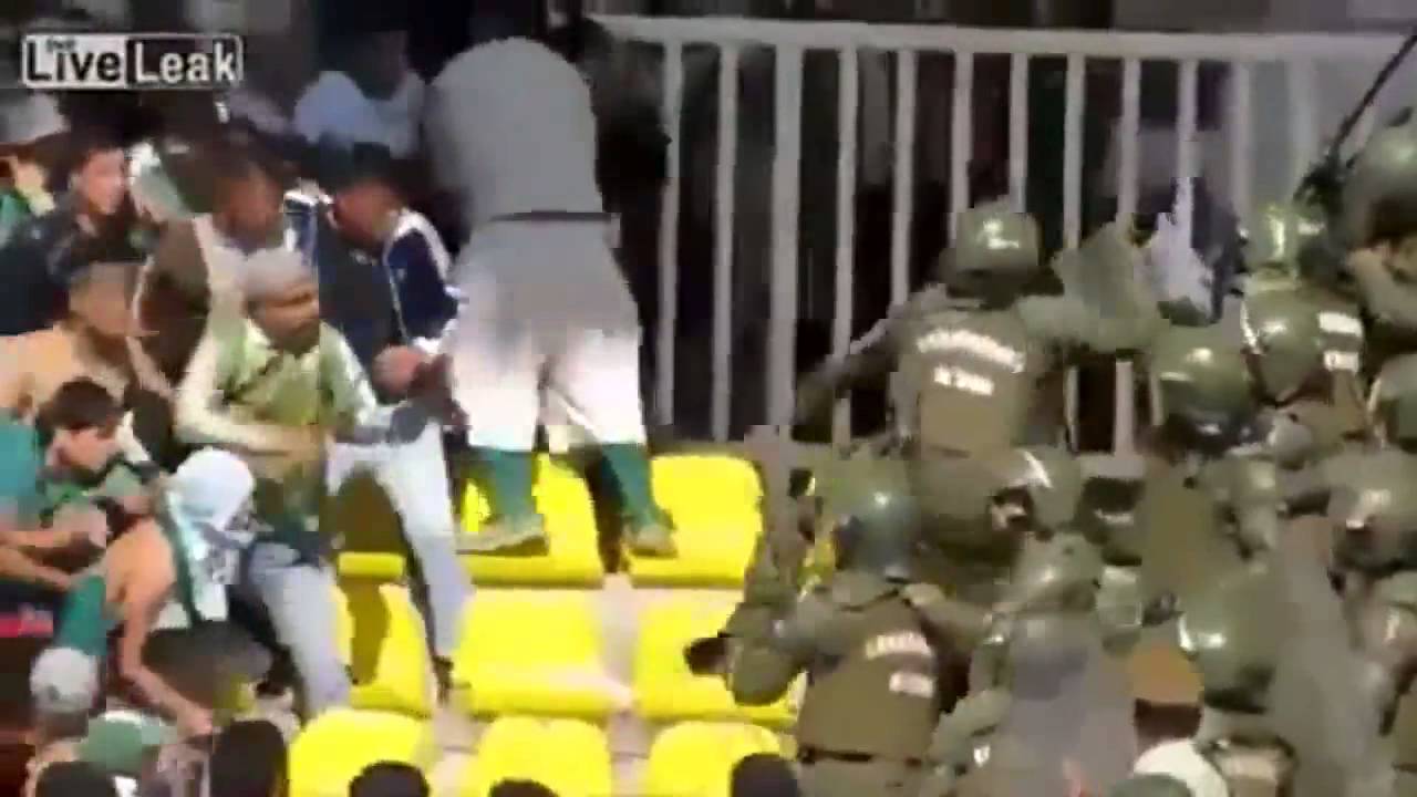 Extreme Football Hooligans Attack Police - Riots in South America - YouTube