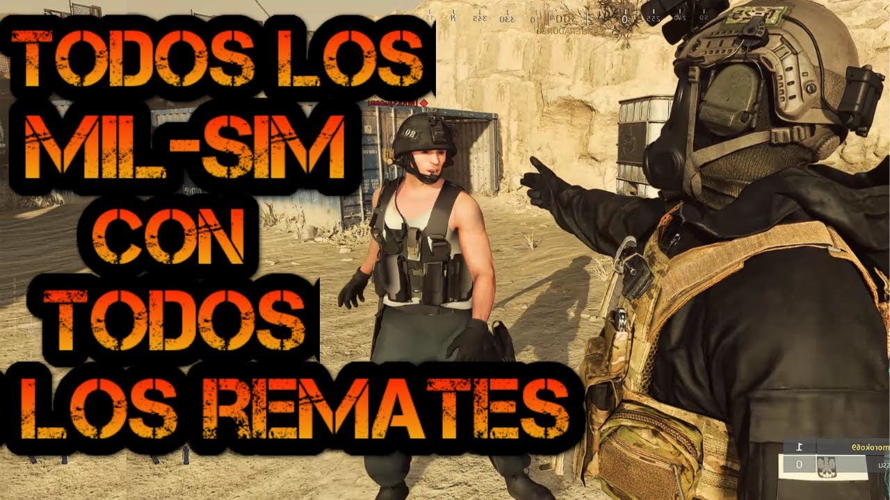 TODOS LOS MIL-SIM CON TODOS LOS REMATES - Call of Duty Modern Warfare ...