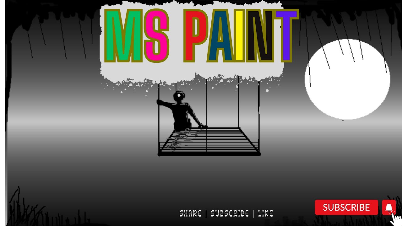 How to Draw in Ms paint in lap top | Draw in Computer |Ms paint ...