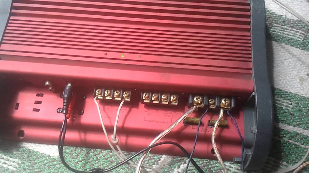 mac audio 4 ch amp - YouTube