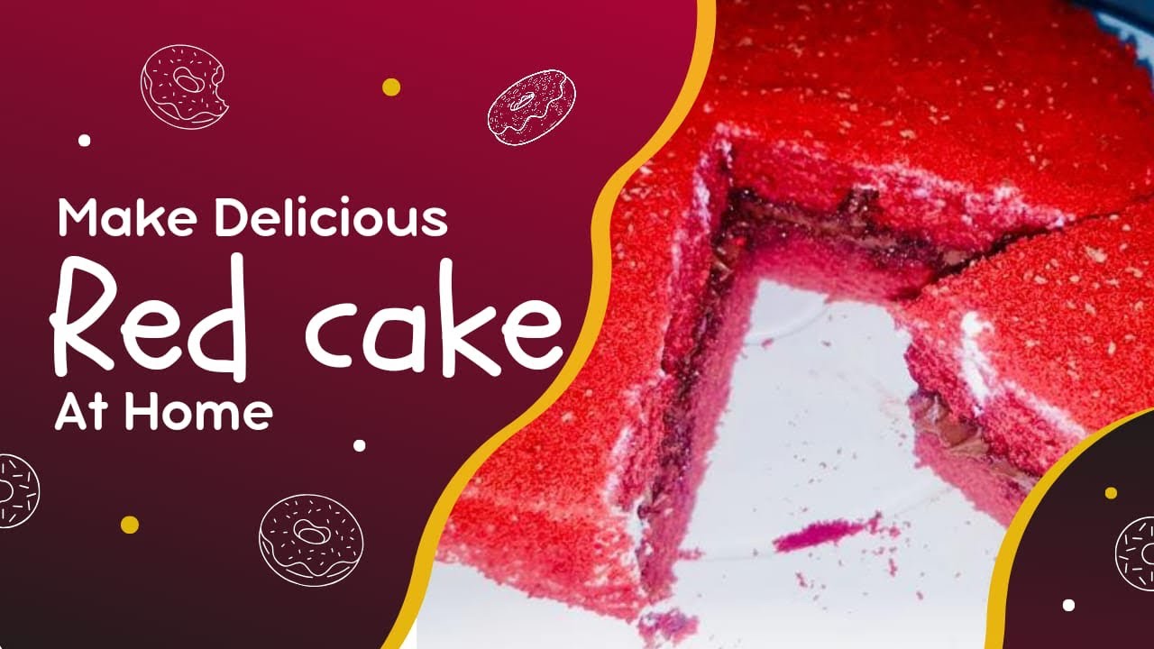 Chocolate Red Cake Recipe/How We Make Chocolate Red Cake At Home ...