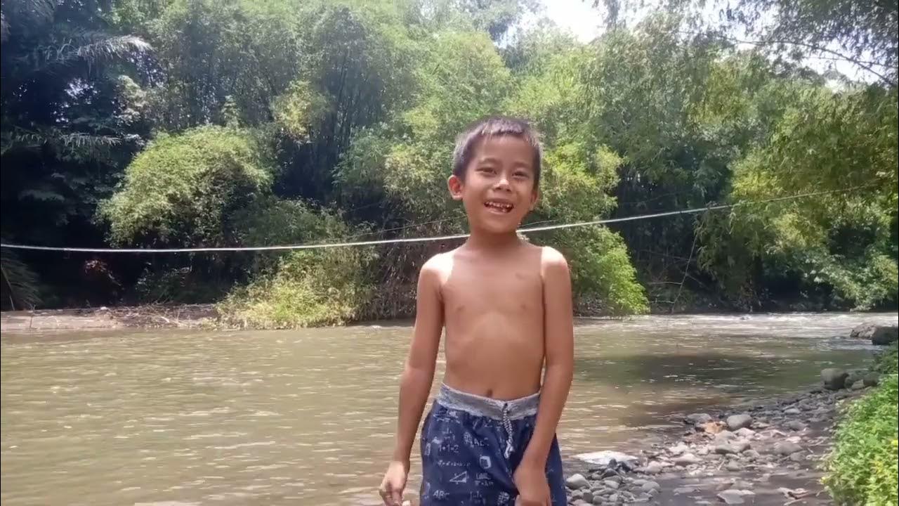 Bocil mandi di sungai #13 - YouTube
