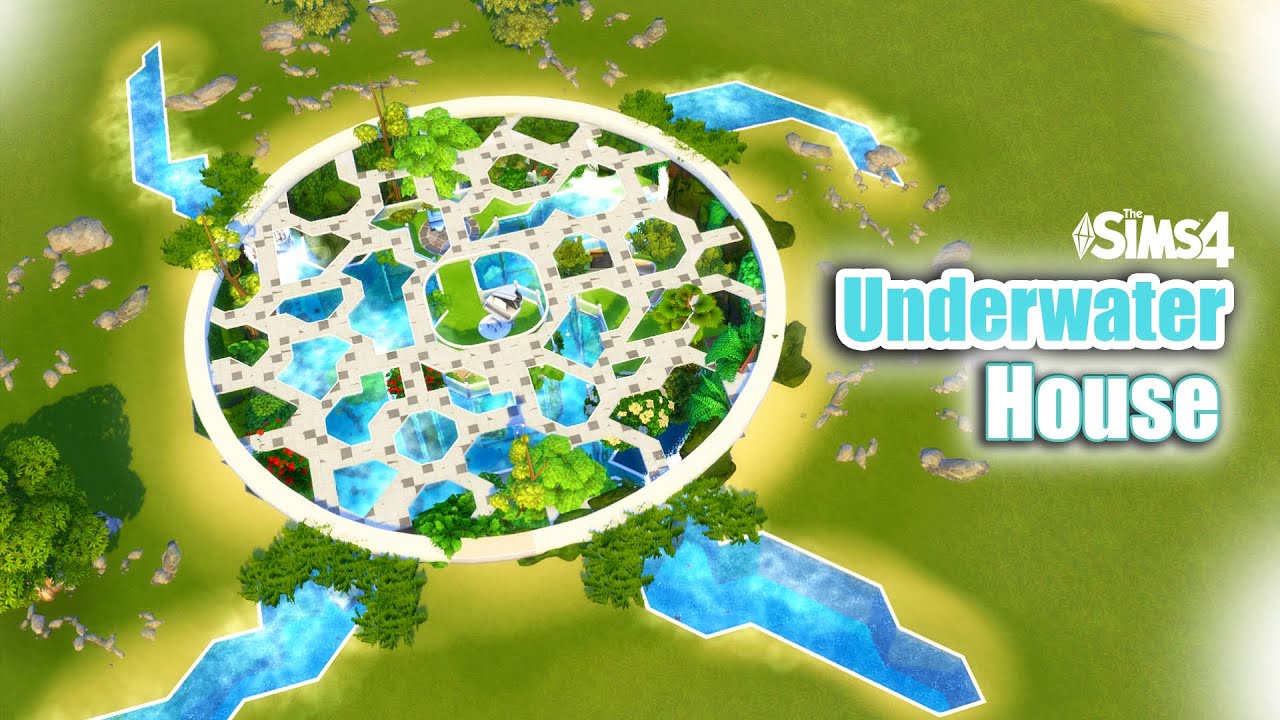 🌴🌊 MAGICAL UNDERWATER HOUSE (NO CC) | THE SIMS 4 - Speed Build - YouTube