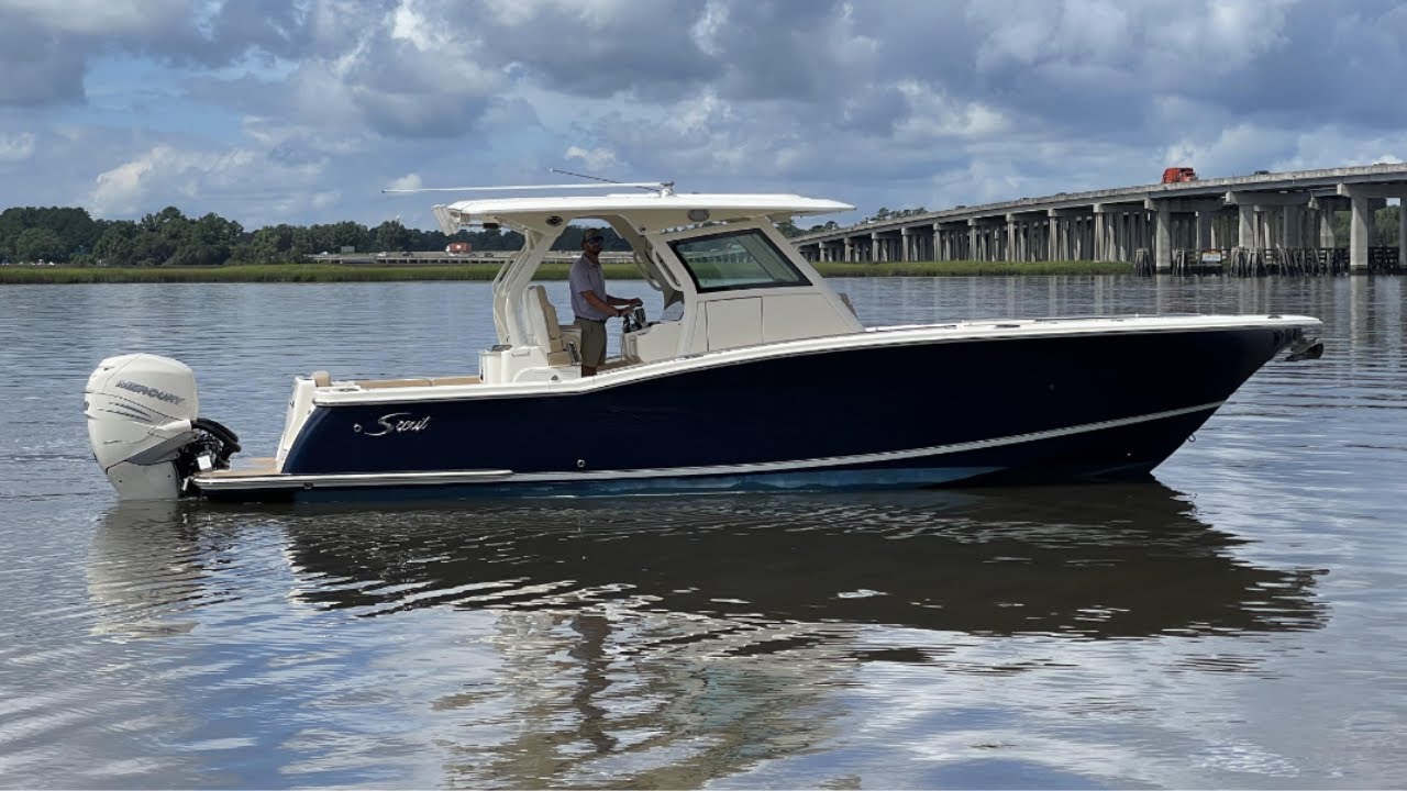 2020 Scout 330 LXF | MarineMax Charleston - YouTube
