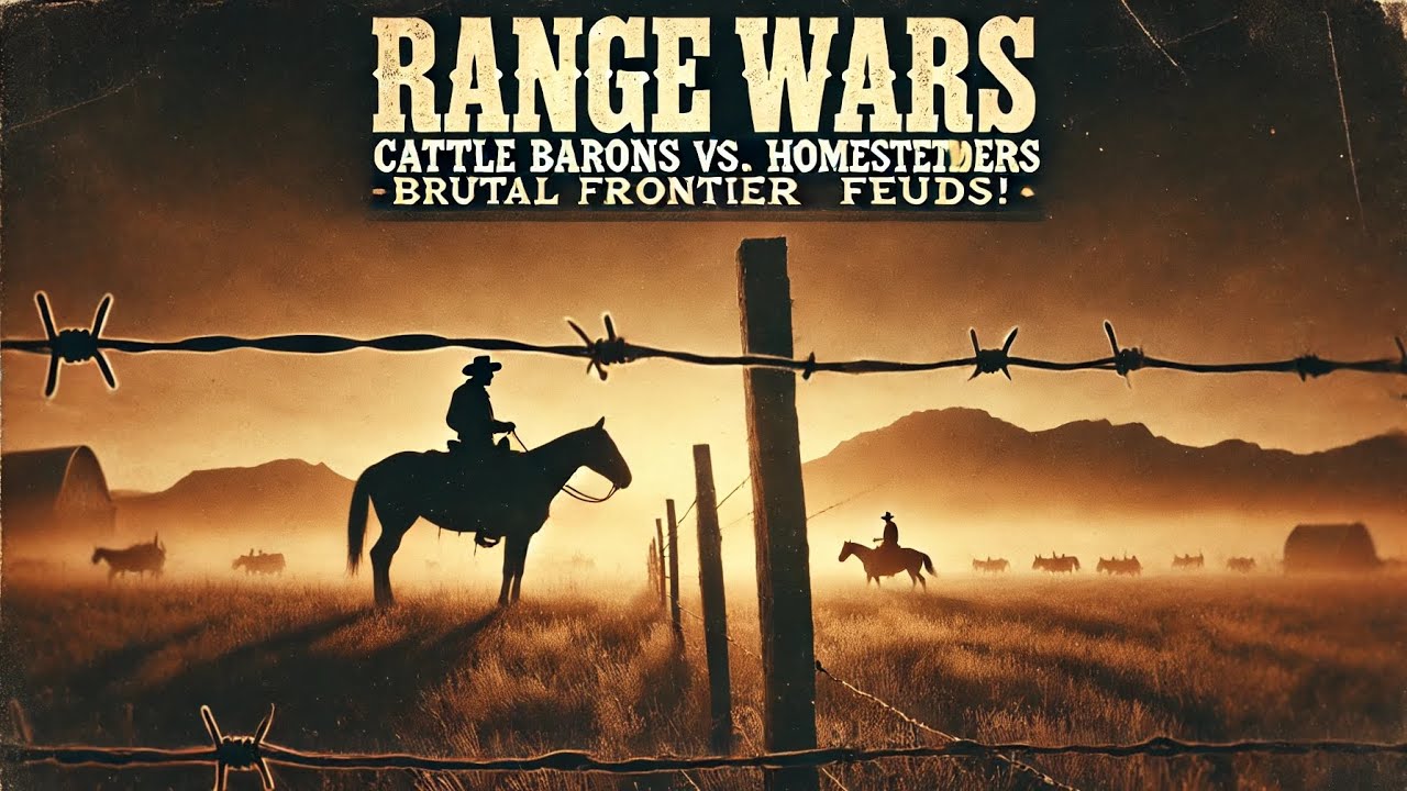 The Brutal Range Wars: Cattle Barons vs. Homesteaders - YouTube