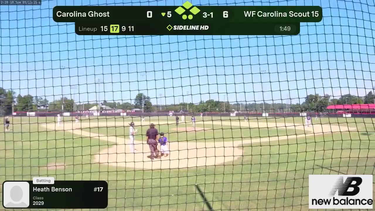 WF Carolina Scout 15 vs. Carolina Ghost (2025.09.13) - YouTube