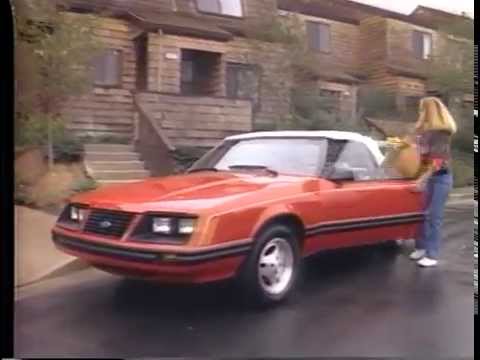 1983 Ford Mustang TV Ad Commercial (4 of 5) - YouTube