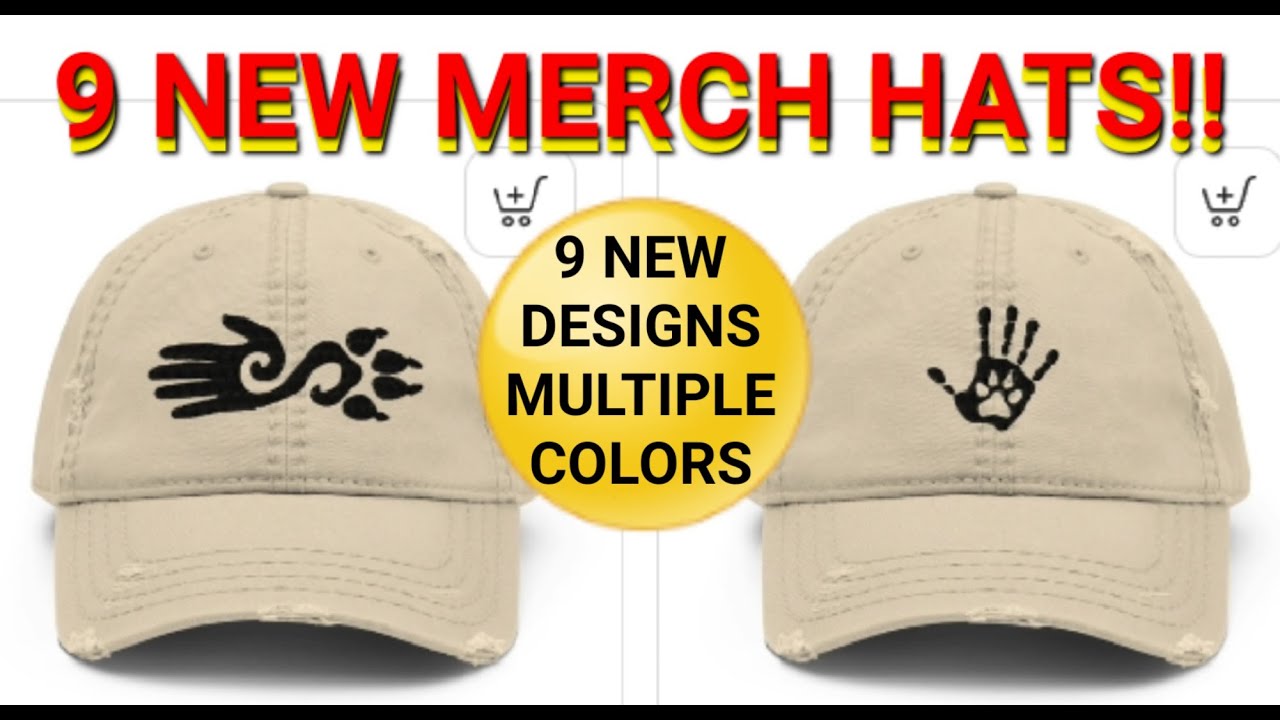 NEW MERCH HATS!! - YouTube
