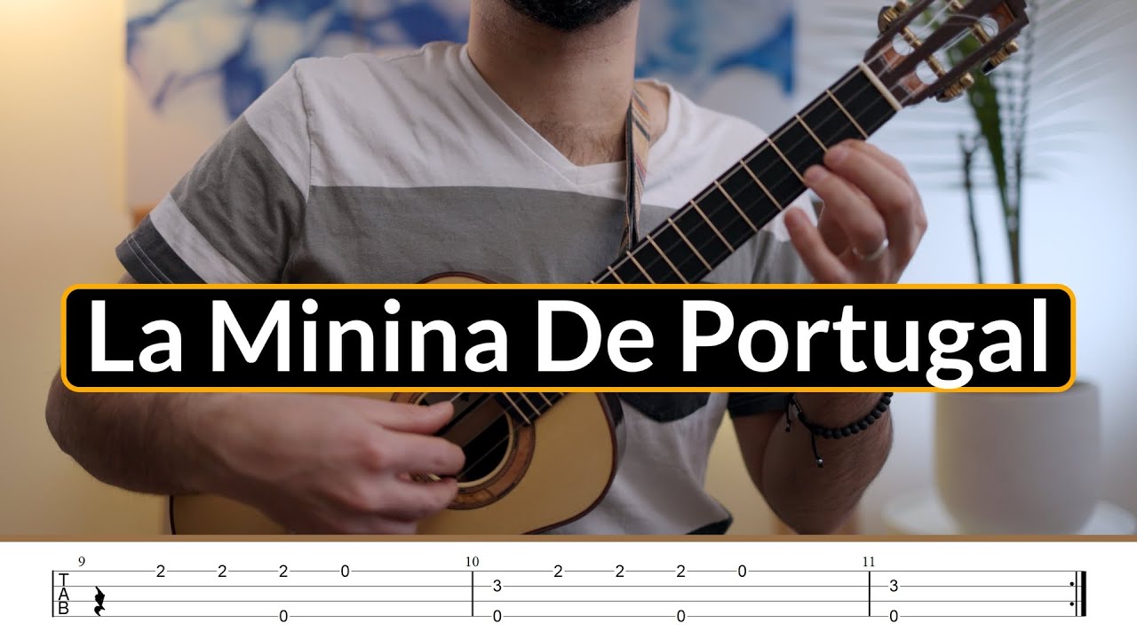 La Minina De Portugal - Gaspar Sanz | Ukulele Fingerstyle Tab | Grade 2 ...