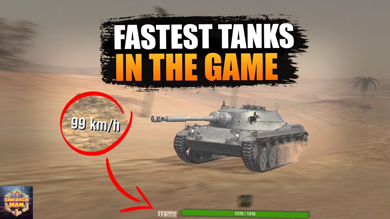 Top 6 Fastest Tanks in Game - Best Light Tanks in WoT Blitz - YouTube