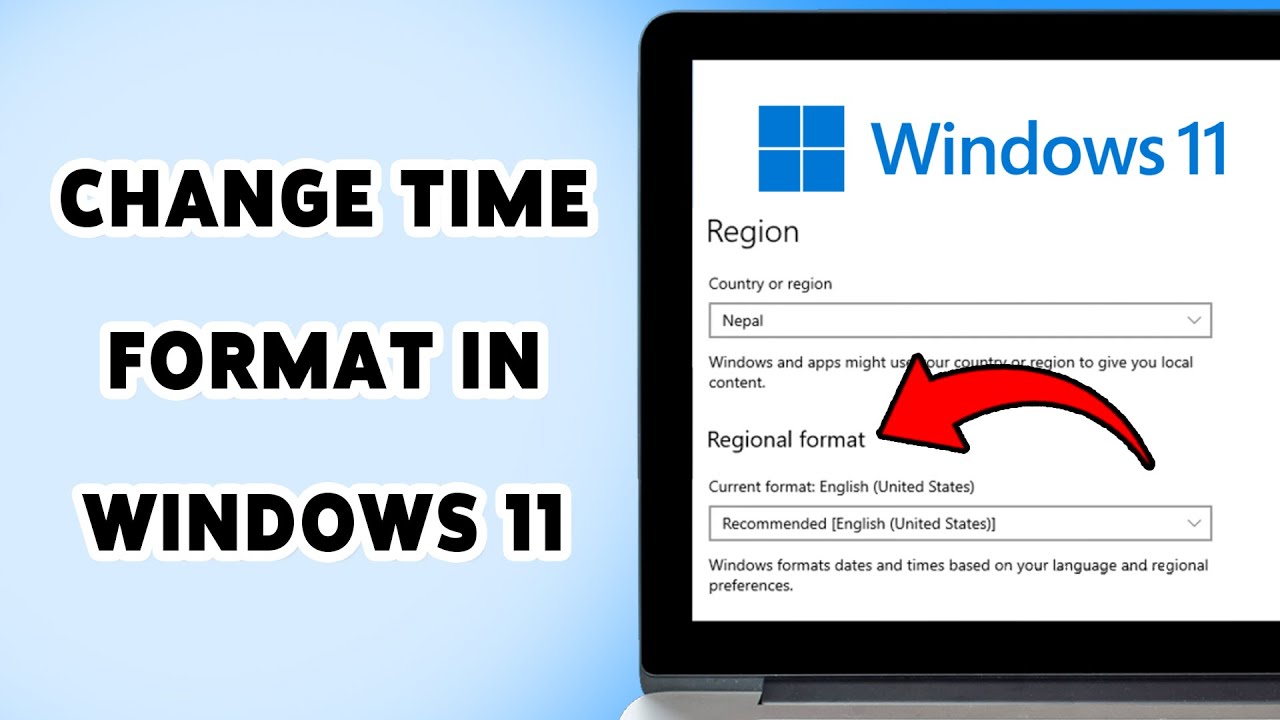 How To Change Time Format In Windows 11 | Customize Clock Display On ...