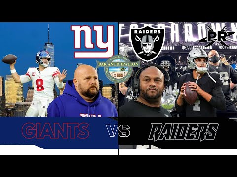 #Raiders | Raiders 🏴‍☠️ Vs Giants 🗽 Livestream Watch Party | - YouTube