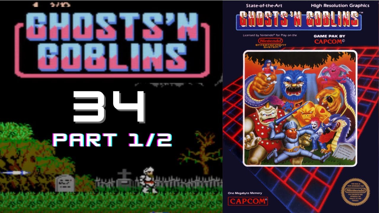 Ghosts 'N Goblins (Part 1) | Dad & Son Playing All Nintendo NES Games ...