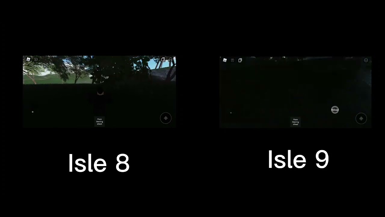 Isle 8 and 9 plane ending comparison - YouTube