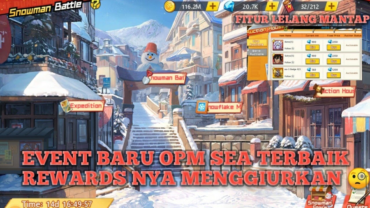 SNOWMAN BATTLE, FRESH EVENT DENGAN REWARDS YG MENGGODA - YouTube