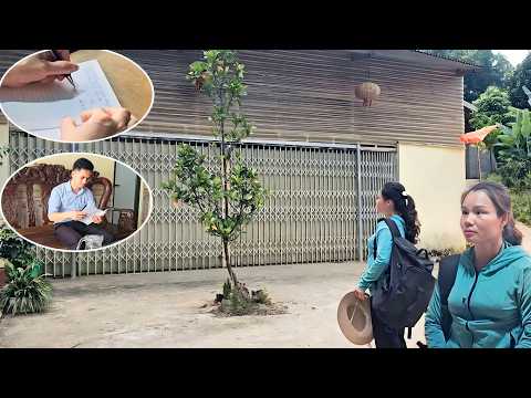Khanh left the divorce papers with Hoang and quietly left without telling him.