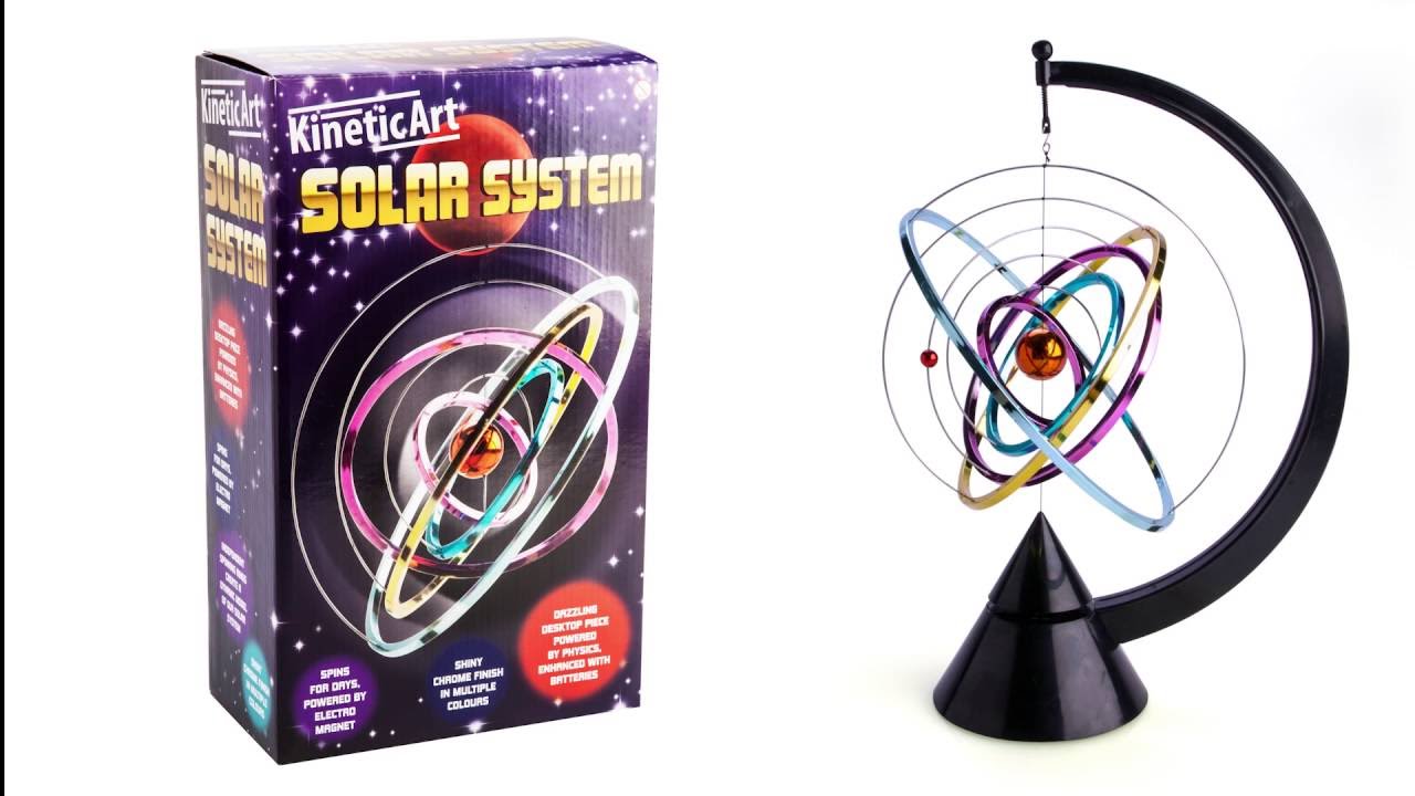 Kinetic Art Solar System - YouTube