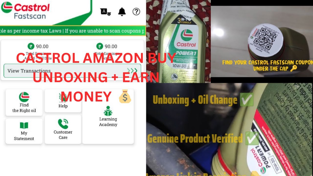 Earn Cash with Castrol Fastscan 💰 | Test Genuine Castrol Oil from ...