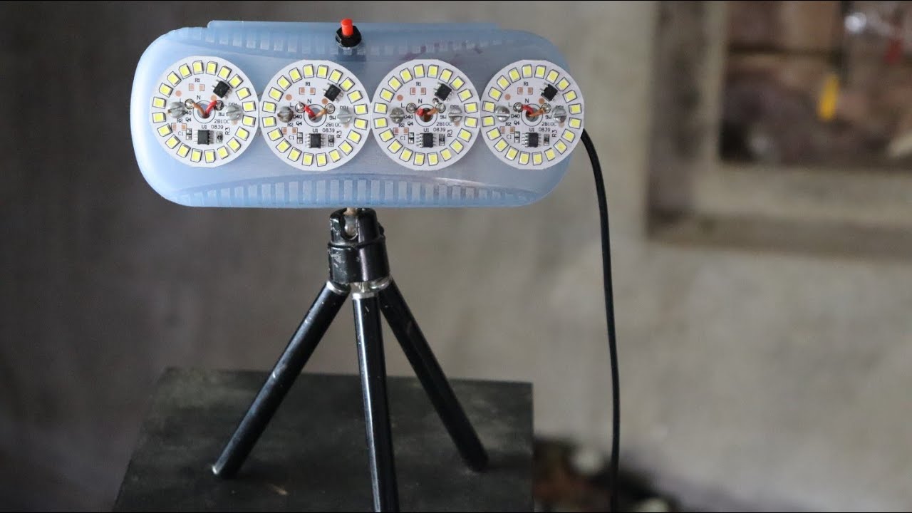 BUILD VERY SIMPLE 8 CHANNEL HIGH POWER STROBE LIGHT - YouTube