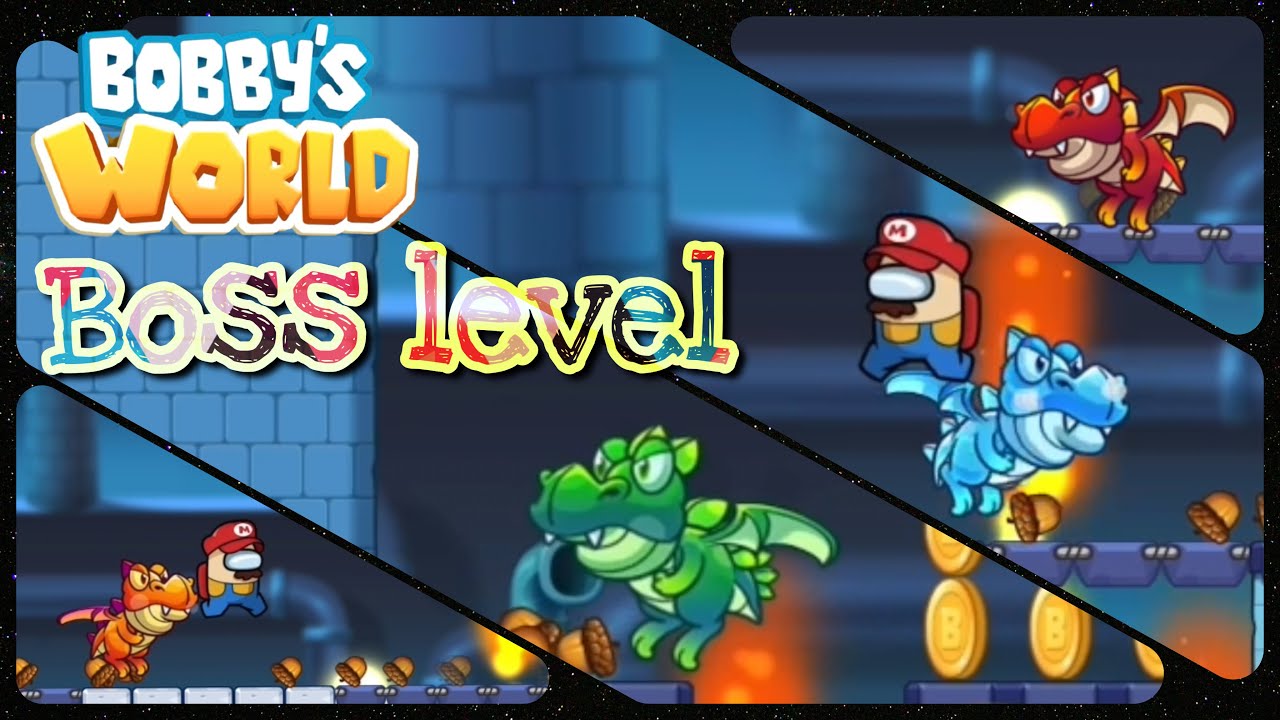 Alin | Super Bobby’s World | ALL BOSS LEVEL 👹 - YouTube