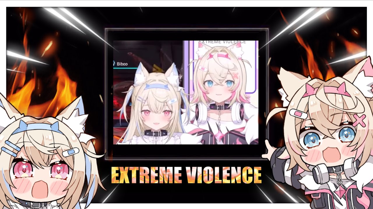 FuwaMoco EXTREME VIOLENCE with their ROCKET LAUNCHER - YouTube