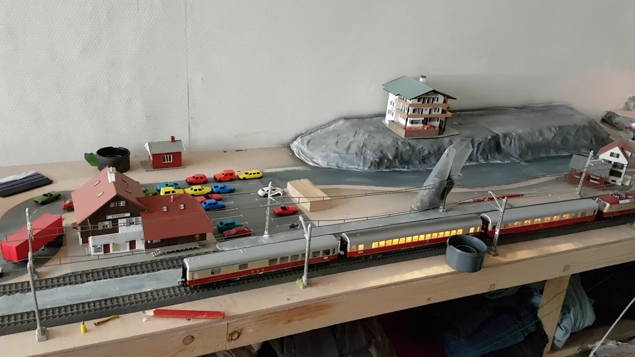 Eerste rondje met marklin ms3 - YouTube