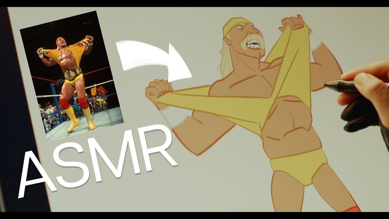 Drawing Hulk Hogan| Relaxed Character Design Session - YouTube