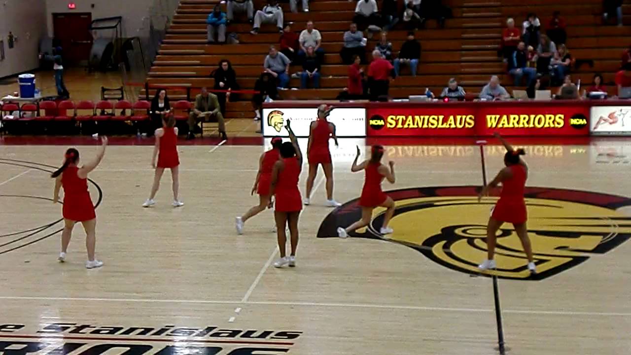 CSU Stanislaus Cheer 09-10- Shauna & Kashmere's Dance - YouTube