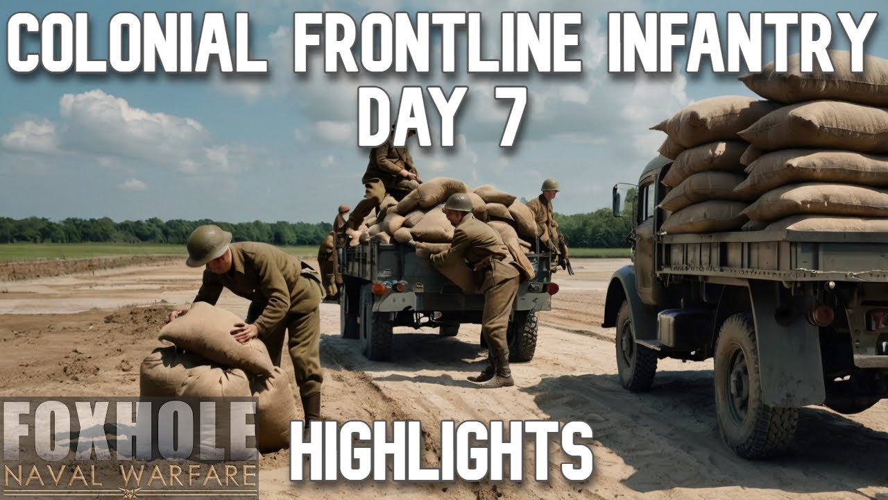Foxhole War 115 | Day 7 | Colonial Frontline Highlights - YouTube