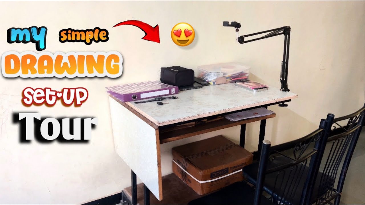 Drawing setup tour |🙂 simple drawing setup #drawingsetup # ...