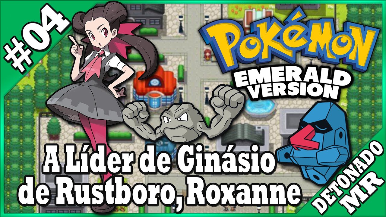 Pokémon Emerald ORIGINAL Parte 04 - O Ginásio de Rustboro - YouTube