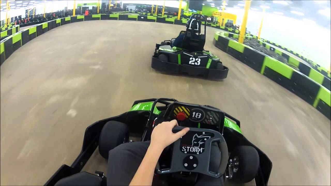 ricky collins go kart racing - YouTube