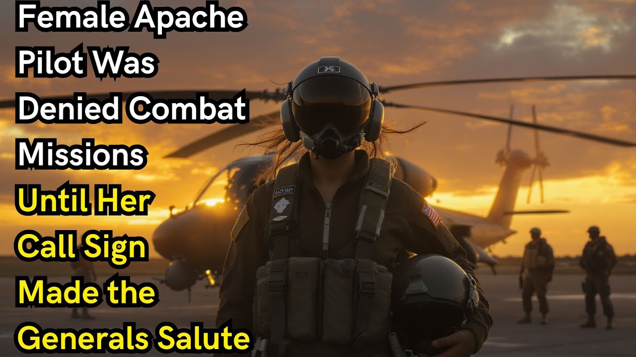 Female Apache Pilot Was Denied Combat Missions — Until Her Call Sign ...