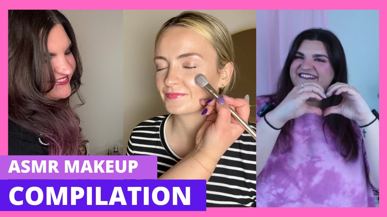 ASMR 3 Hour Professional Makeup Artist Application 1 - YouTube