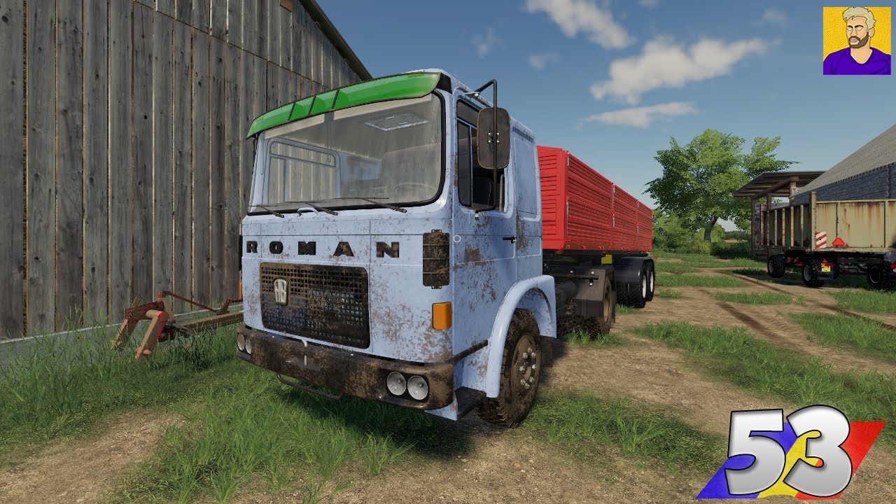 Remorca noua pentru ROMAN ! -FS 19 | Ep.53 (utilaje romanesti) - YouTube