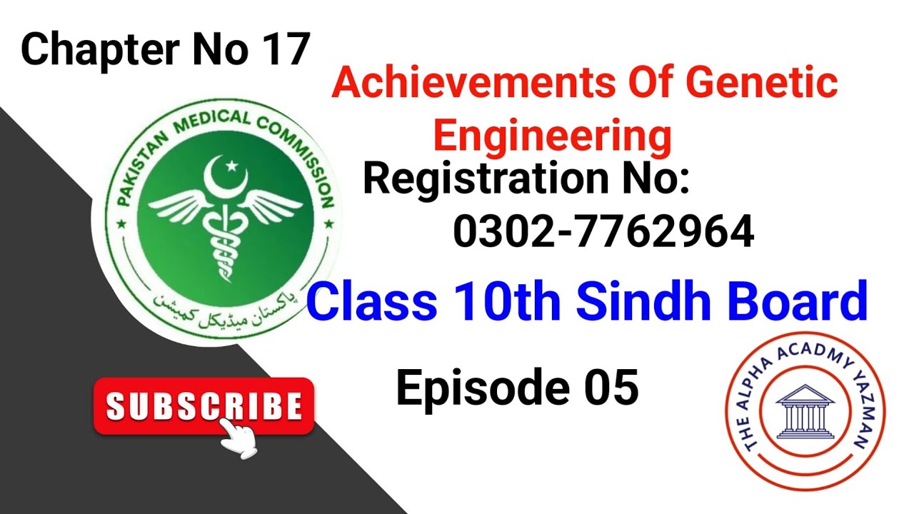 Ten Major Achievements Of Genetic Engineering Class 10 Sindh Board ...