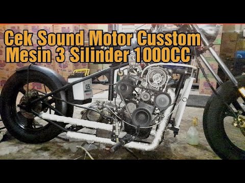 Motor Rakitan mesin mobil 1000 cc 3 silinder || Moge 3 silinder ...