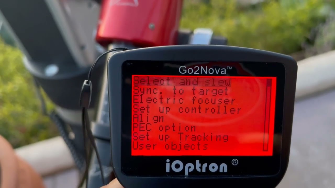 iOptron MiniTower - How to GoTo Something Else - YouTube