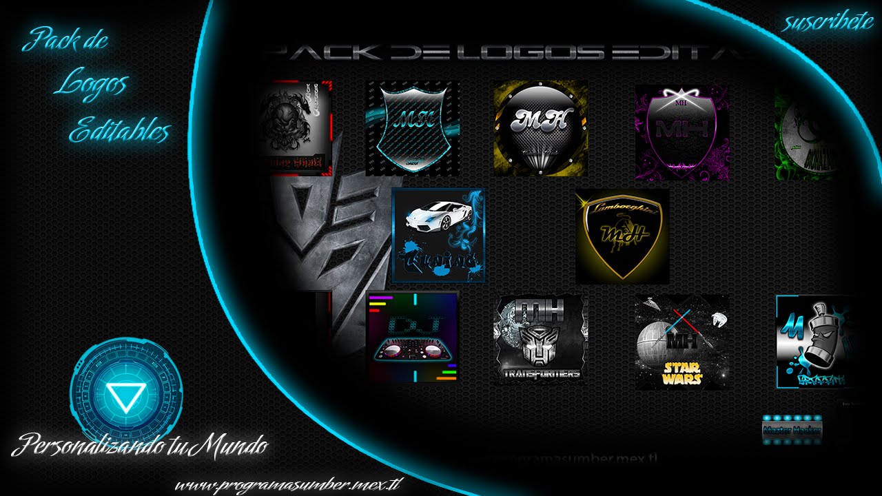 Pack de logos Editables para Photoshop // Review - YouTube