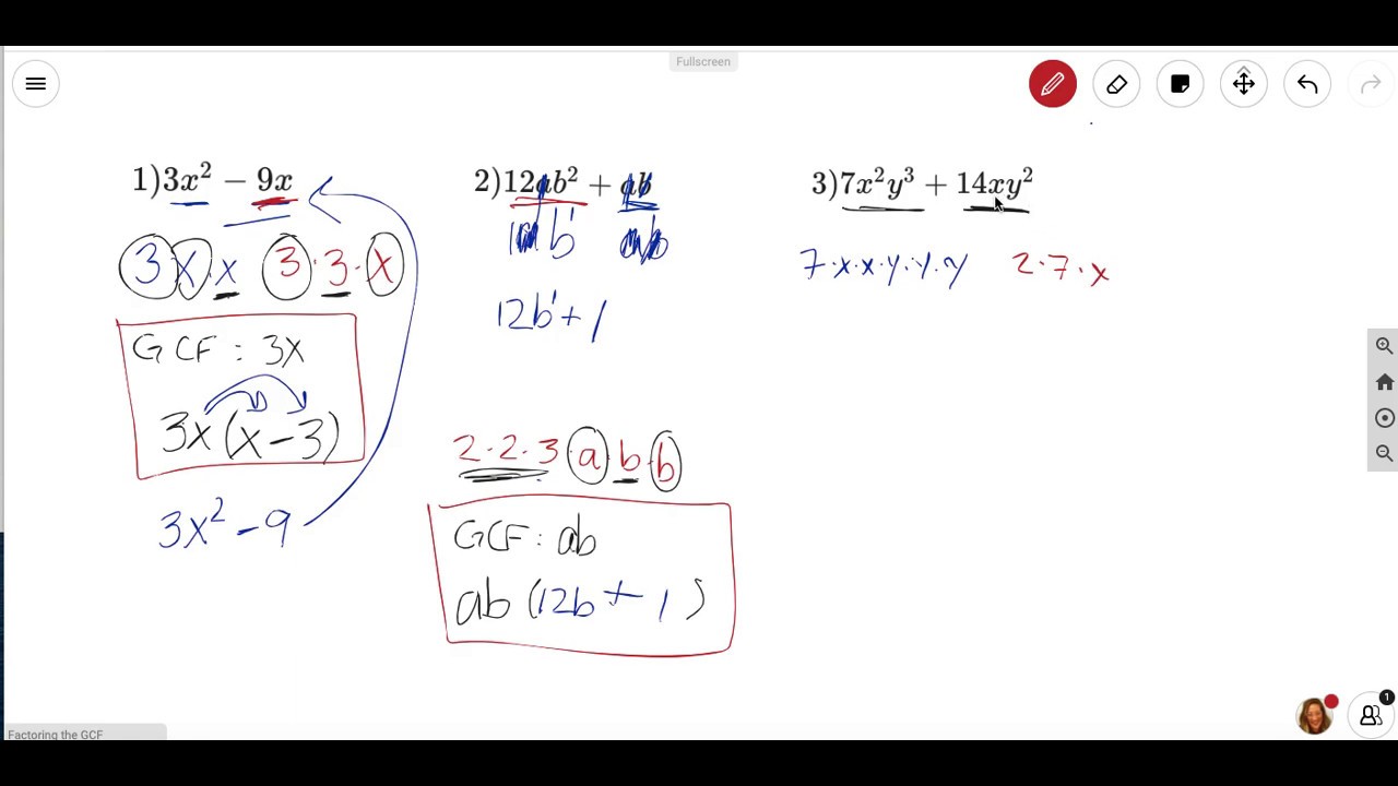 GCF Factoring (Hard Example) - YouTube