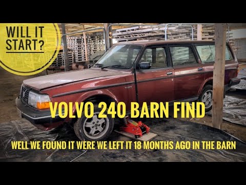 Volvo 240 GLT Barn Find - Will it start??? - YouTube