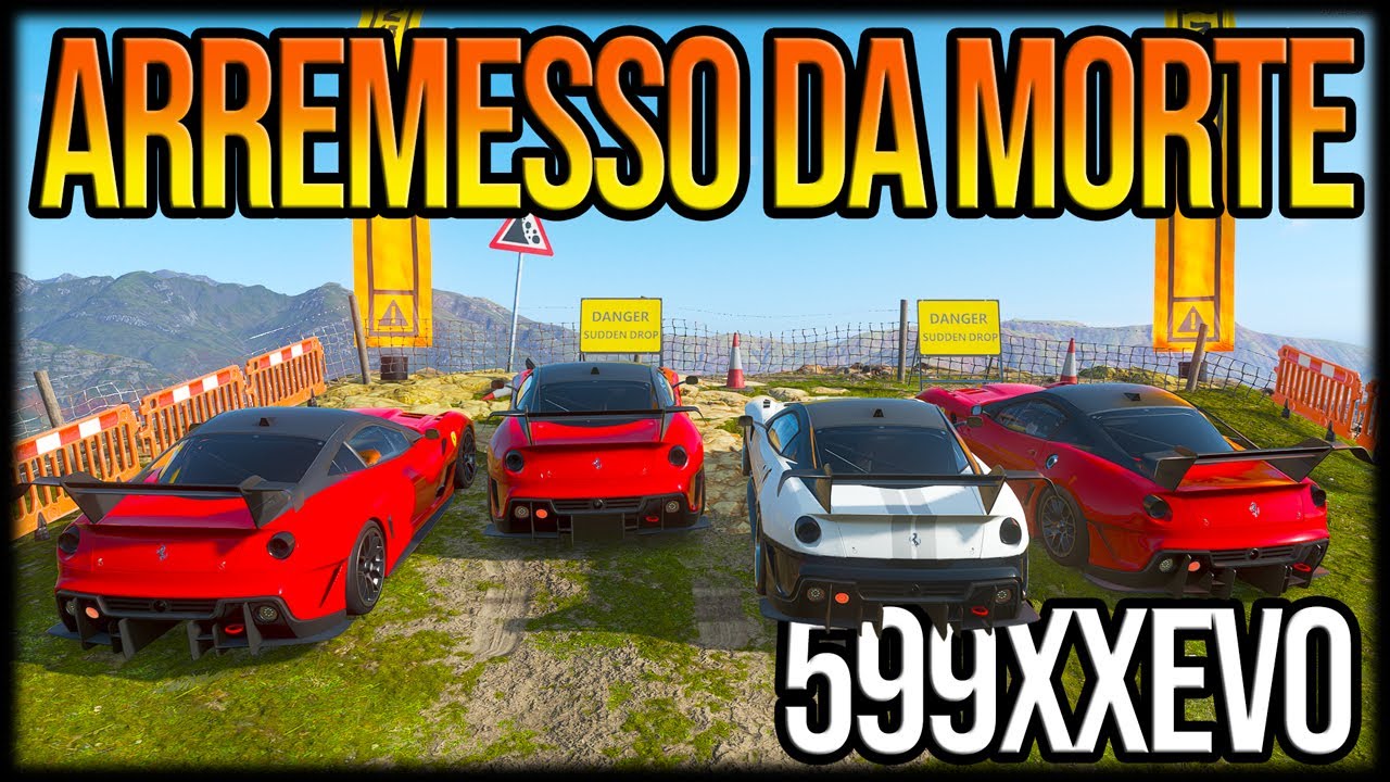 Forza Horizon 4 - ARREMESSO DA MORTE de FERRARI 599xx EVO - YouTube