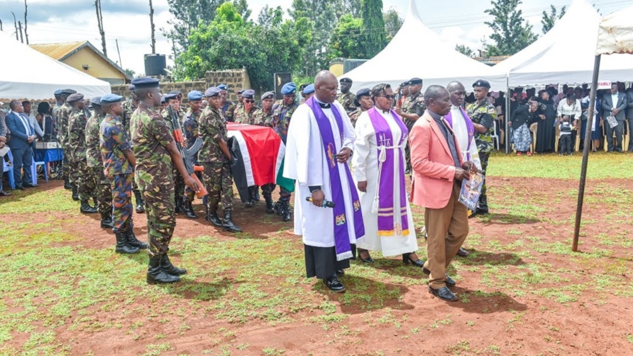 WATCH WHAT HAPPENED DURING THE BURIAL SERVICE FOR THE LATE SERGEANT ...