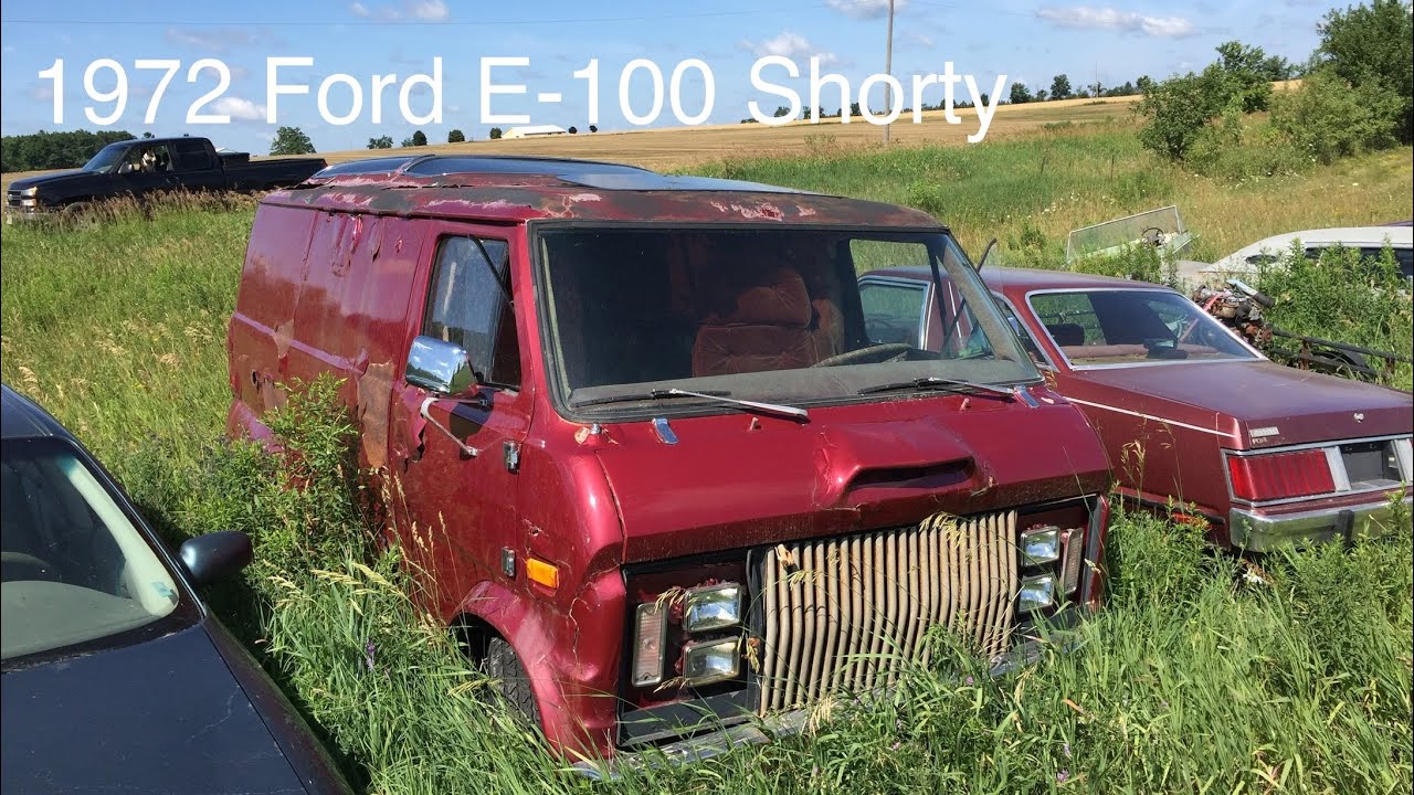 1972 Ford E-100 Shorty Sitting For 30 Years - YouTube