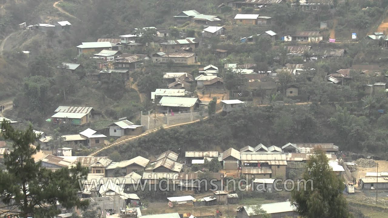 Hilly terrains of Senapati District, Manipur - YouTube